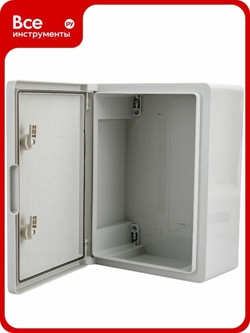 Щит с монтажной панелью REXANT пластиковый ЩМПп 400x300x170 мм ABS УХЛ1 IP65 11-0402