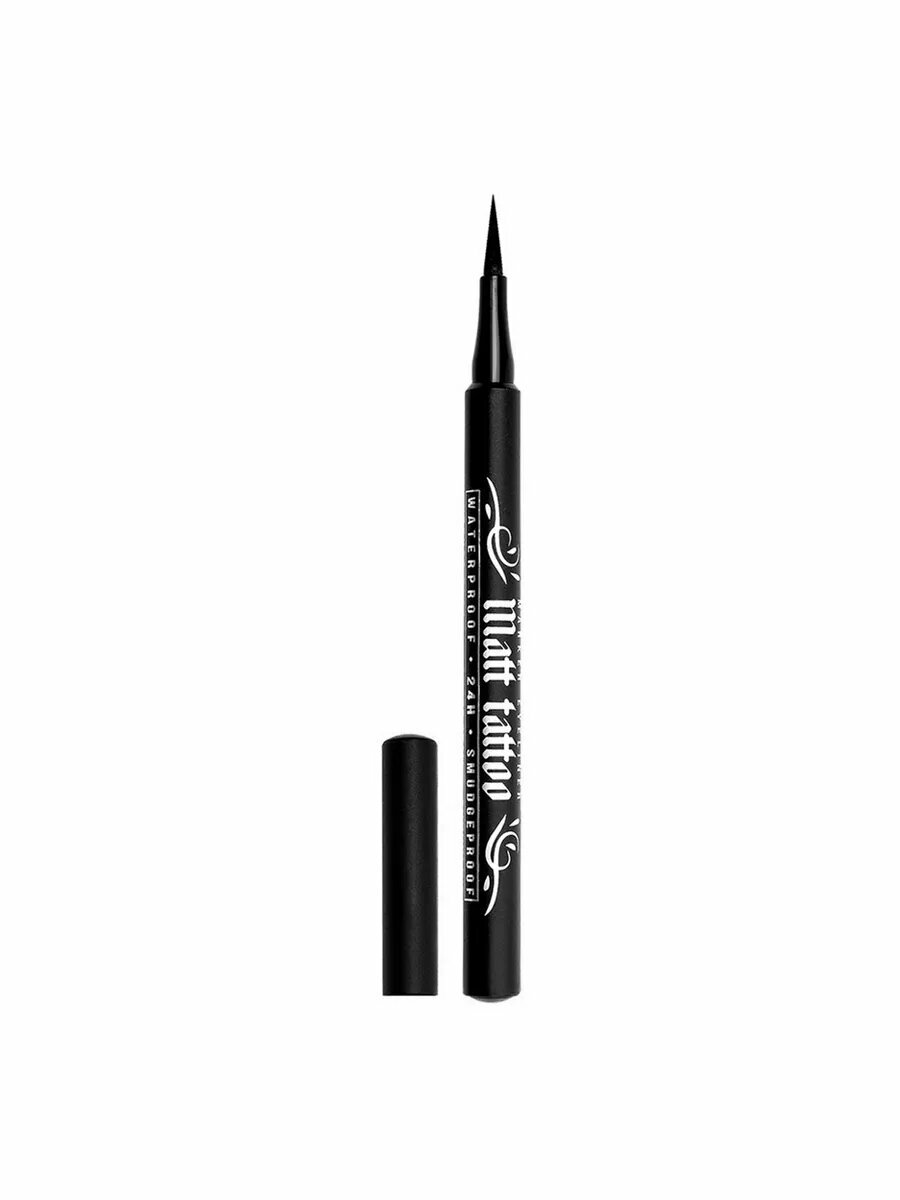 Подводка жидкая Luxvisage Mat Tattoo Waterproof 24H Черная 1