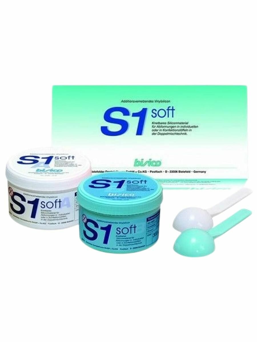 Bisico S1 Soft putty - Базовый материал (для сэндвич-техники), 880 г/600 мл