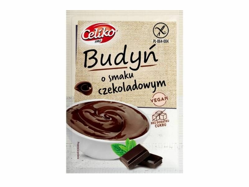 Безглютеновый шоколадный пудинг Celiko, 10шт x 40г