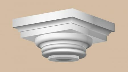 Капитель Decomaster 90024-5 В170хШ420хД420 мм / Декомастер