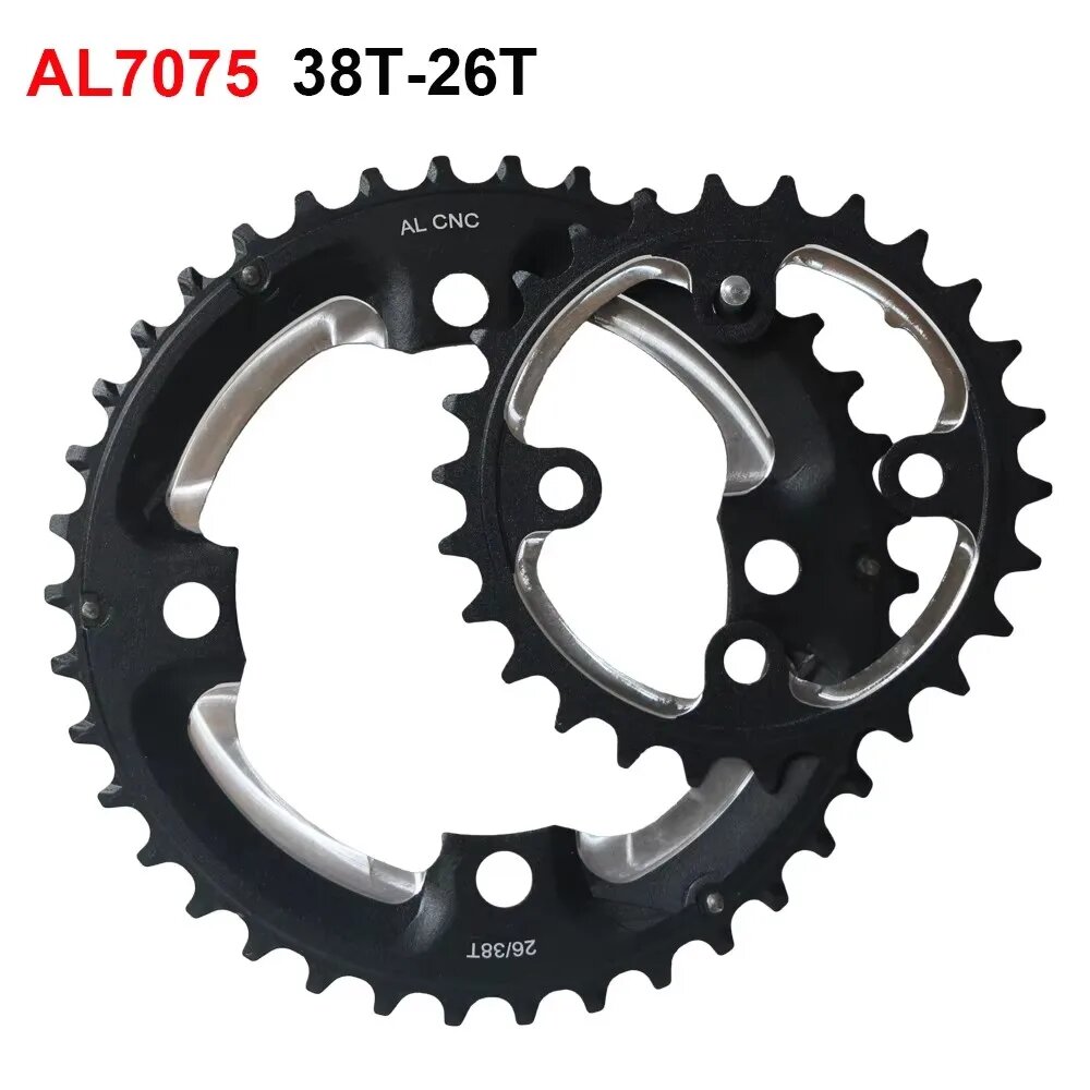 Шатуны для горного велосипеда GANOPPER 26T/38T Alloy