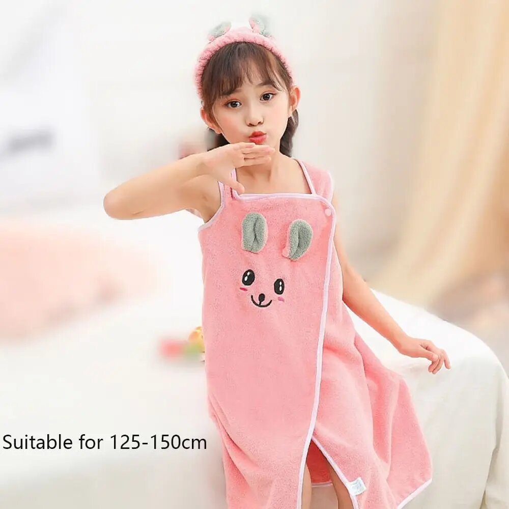 Детское банное полотенце из флиса Coral Fleece Розовый, pink-M