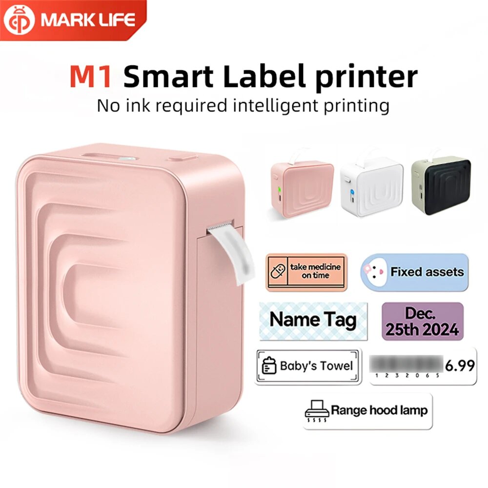 Ленты для принтера MarkLife P15, 5 рулонов, цвета в ассортименте — фото 1