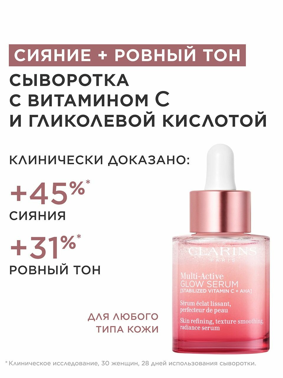 Антивозрастная сыворотка для сияния лица Multi-Active Glow Serum