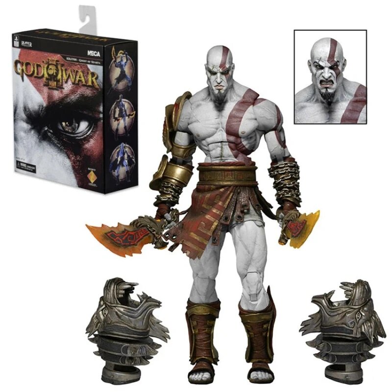Коллекционная Фигурка Кратоса Из God Of War 3, 18 См, Neca, Лимитированная Серия, Подарочная Коробка