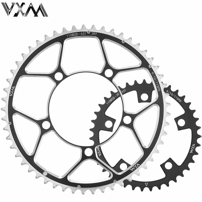 Звездочка VXM шоссейная 110BCD 39/53T