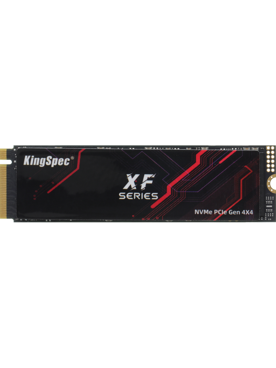 Накопитель SSD Kingspec XF-512 512 ГБ, M.2 2280, PCIe 4.0 x4, NVMe, M.2 4900 МБ/с