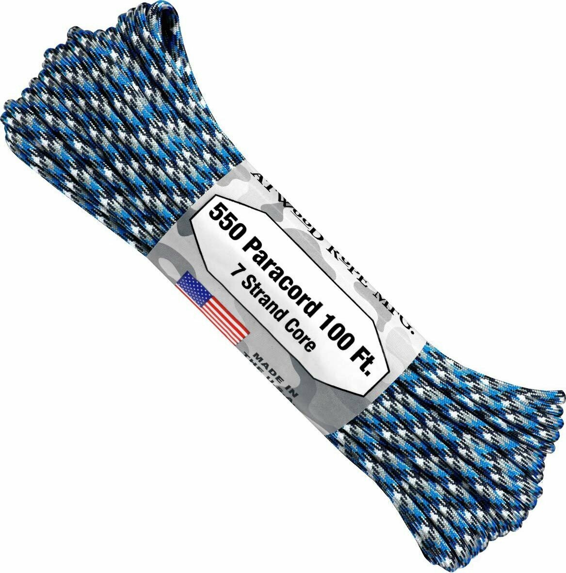 Паракорд Atwood Rope MFG 550 Blue Camo, 30 м