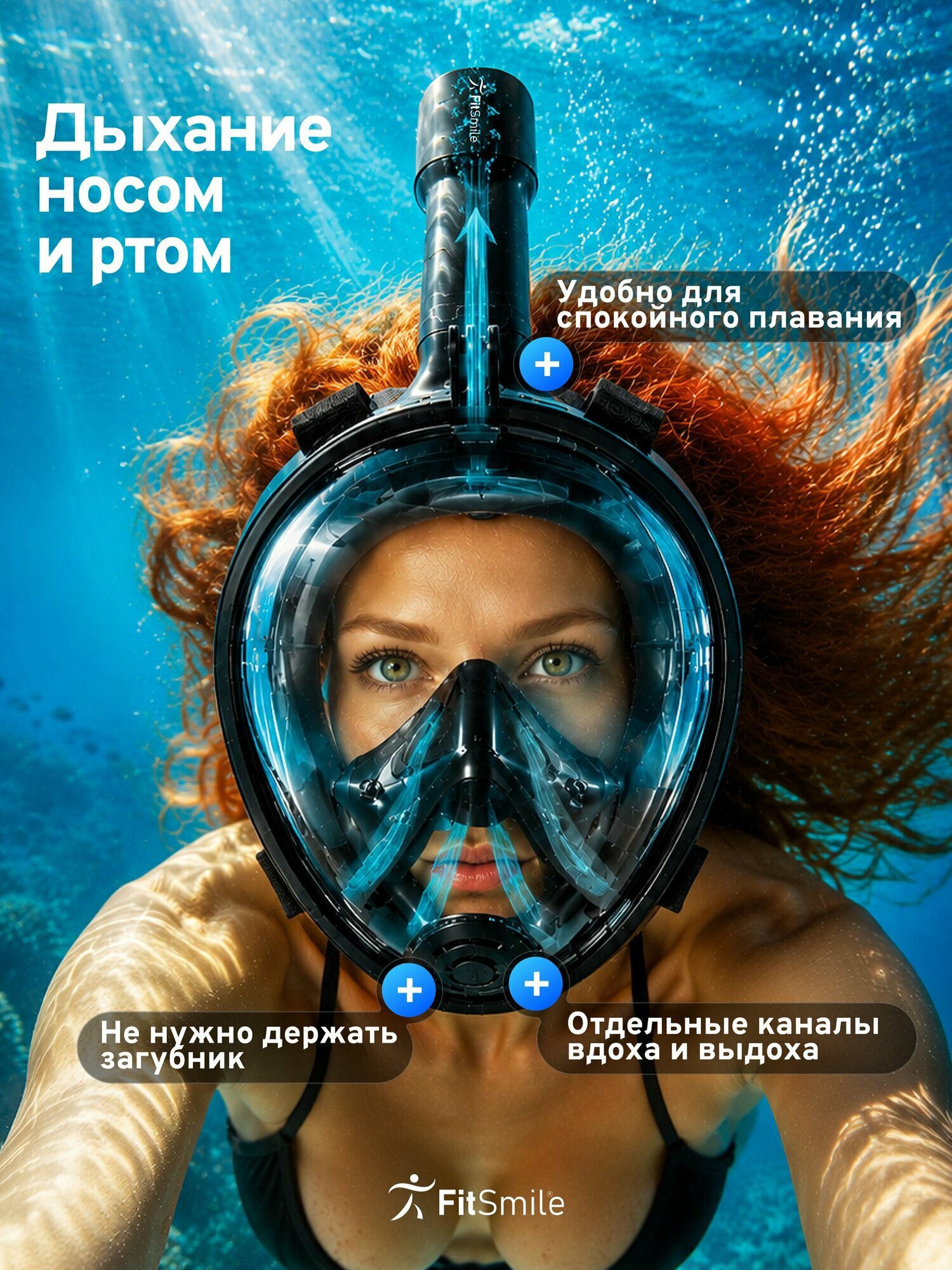 Маска для снорклинга — фото 1