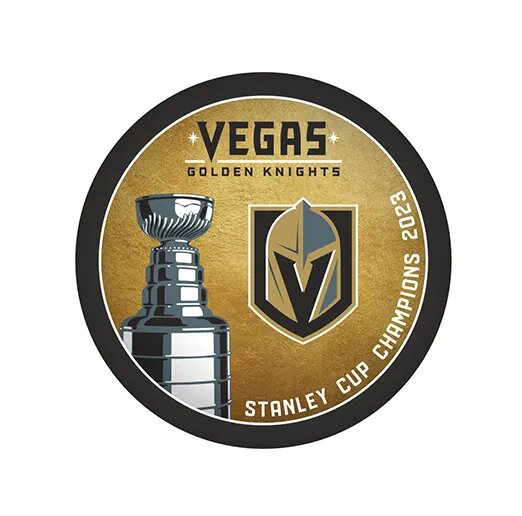 Rubena Шайба НХЛ Vegas Golden Knights Stanley Cup Champions 2023 №2 1-ст.
