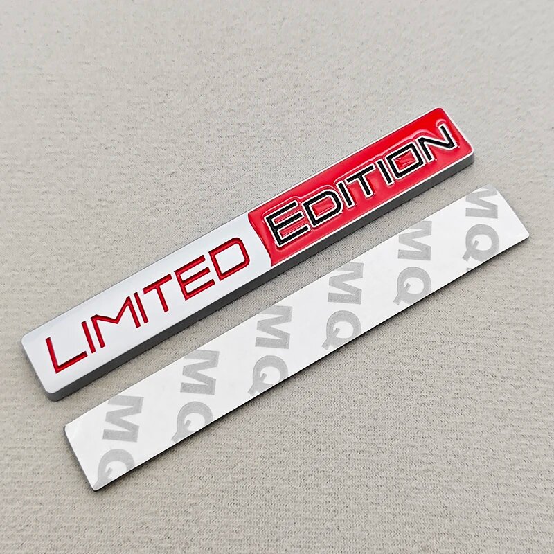 Лимитированная Серия, эмблема "Limited Edition" S Matte Silver Red