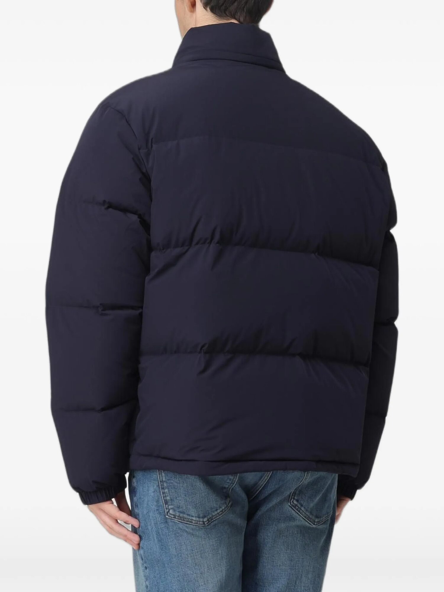 Куртка LACOSTE Padded hooded jacket, размер 52 EU, синий — фото 1