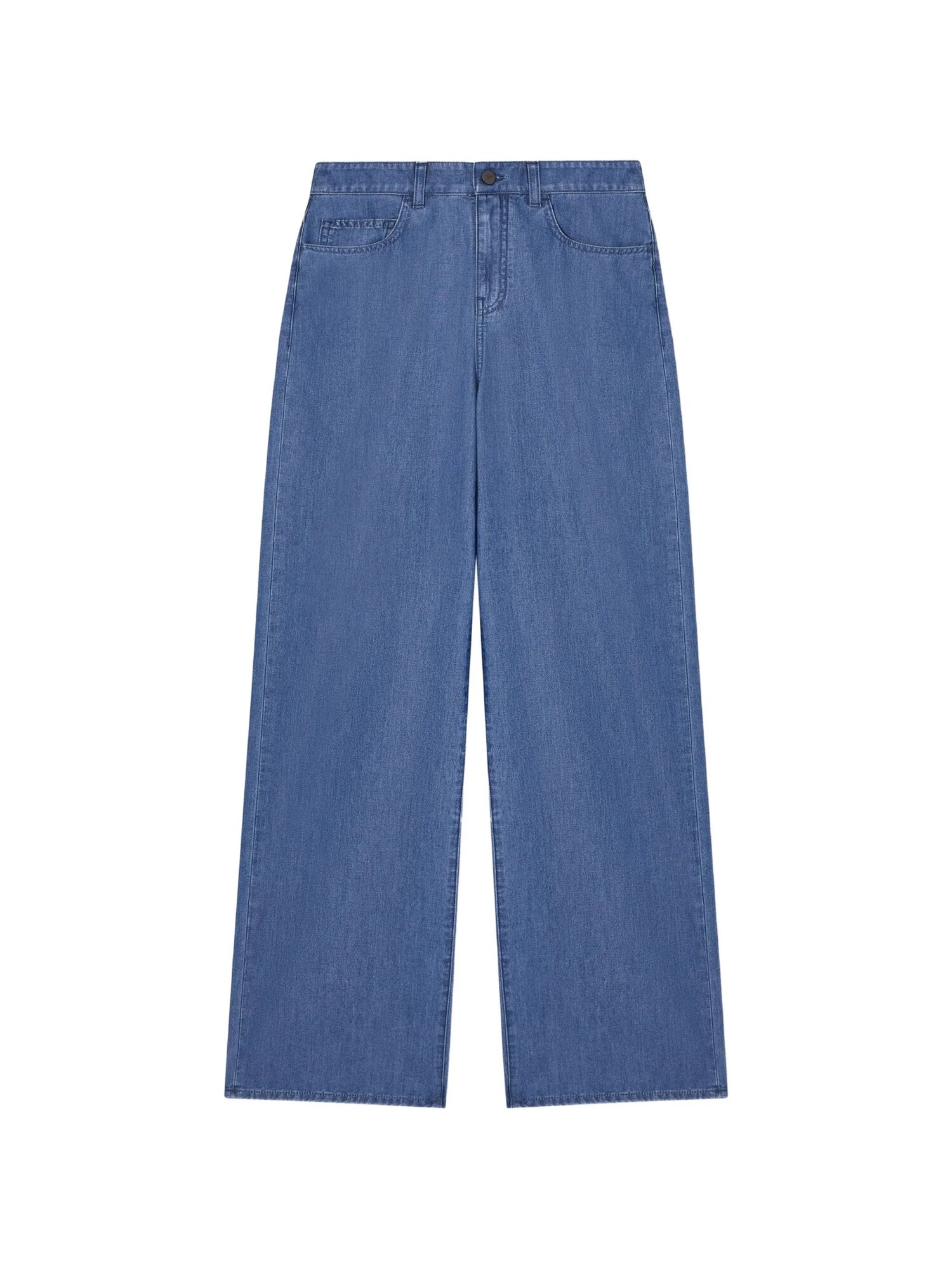 Джинсы Eagle club J8B wide-leg turn-up jeans 