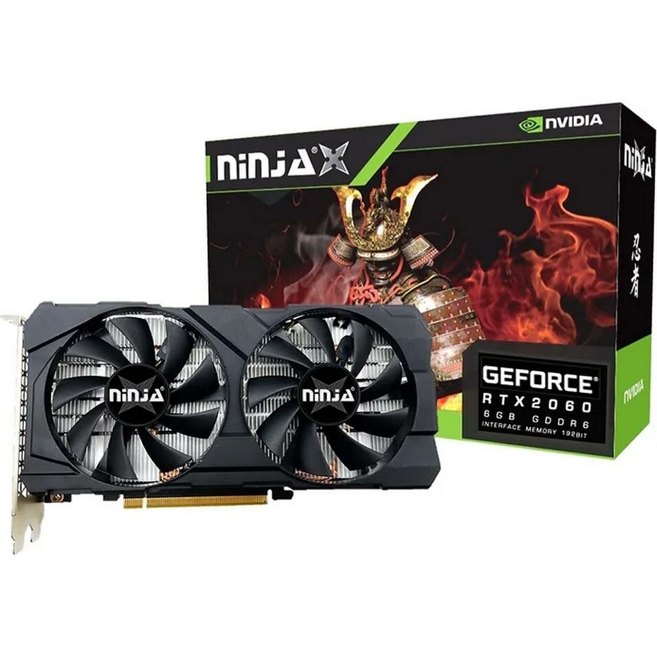 Видеокарта Ninja nVidia GeForce RTX 2060 NF206FG66F PCI-E 6144Mb GDDR6 192 Bit Retail