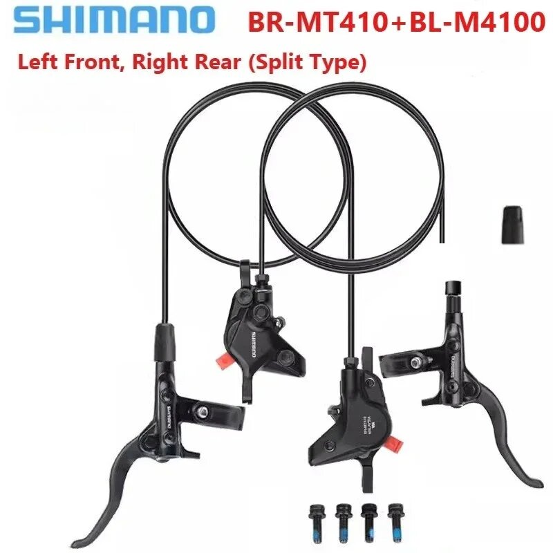 SHIMANO MT410 Тормоз для горного велосипеда Черный, M4100 LFRR