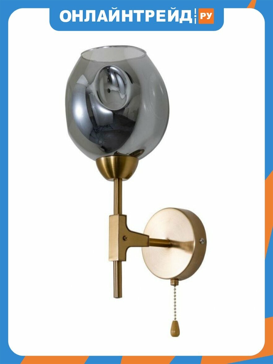 Бра Arte Lamp Yuka Smoky A7759AP-1PB