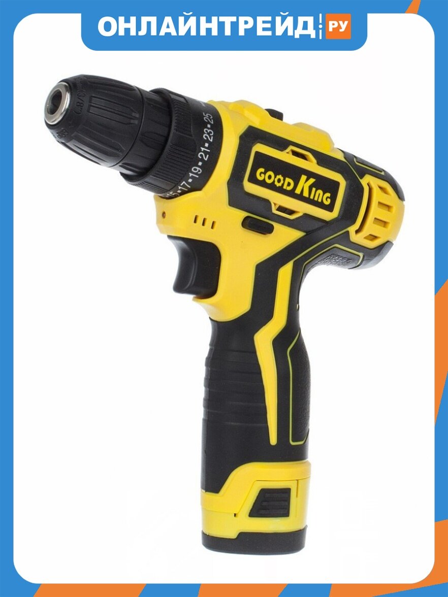 Дрель-шуруповерт аккумуляторная Goodking YL-101202