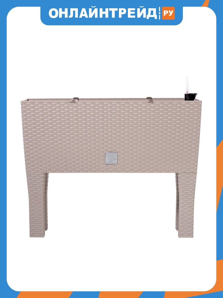 Кашпо с системой полива Prosperplast RATO CASE HIGH DRTC600H-7529U мокко 2 предмета 30л