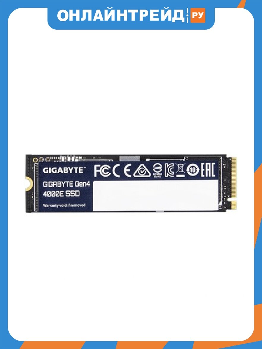 Накопитель SSD Gigabyte 4000E PCIe NVMe 4.0 x4 M.2 2280 1TB (G440E1TB)