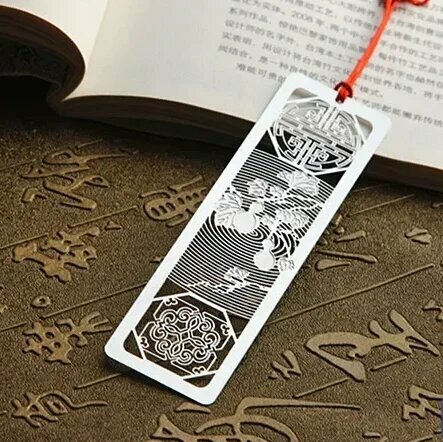 Металлическая закладка для книги STYLE1