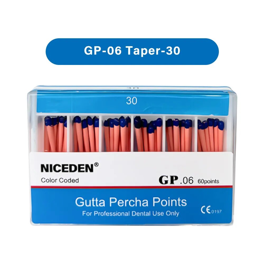 Гуттаперчевые штифты, gutta-percha point № 06-30