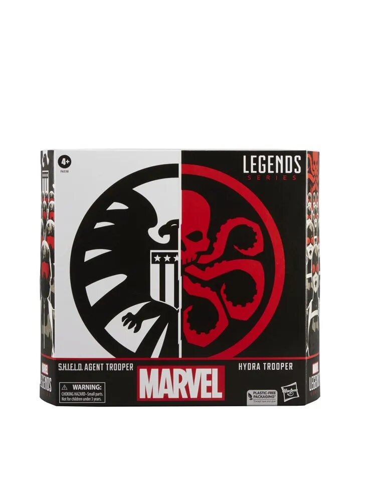 Фигурки Hasbro Marvel Legends Series Action Figures S.H.I.E.L.D. Agent Trooper and Hydra Trooper-16cm
