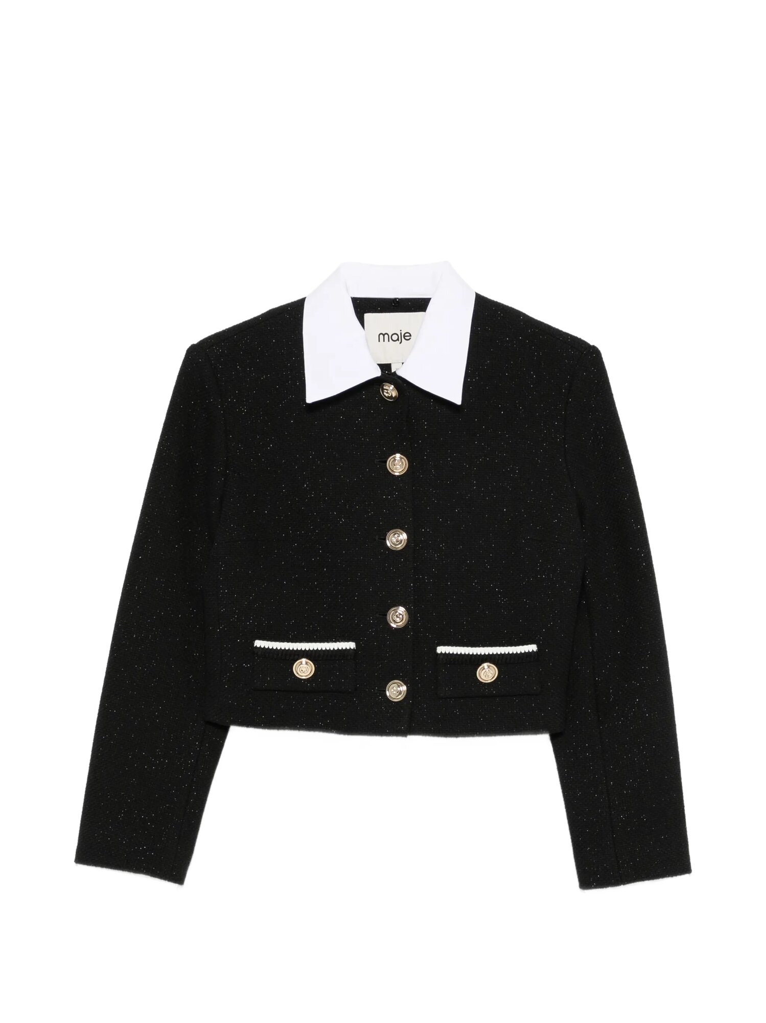 Куртка Button-up cropped jacket