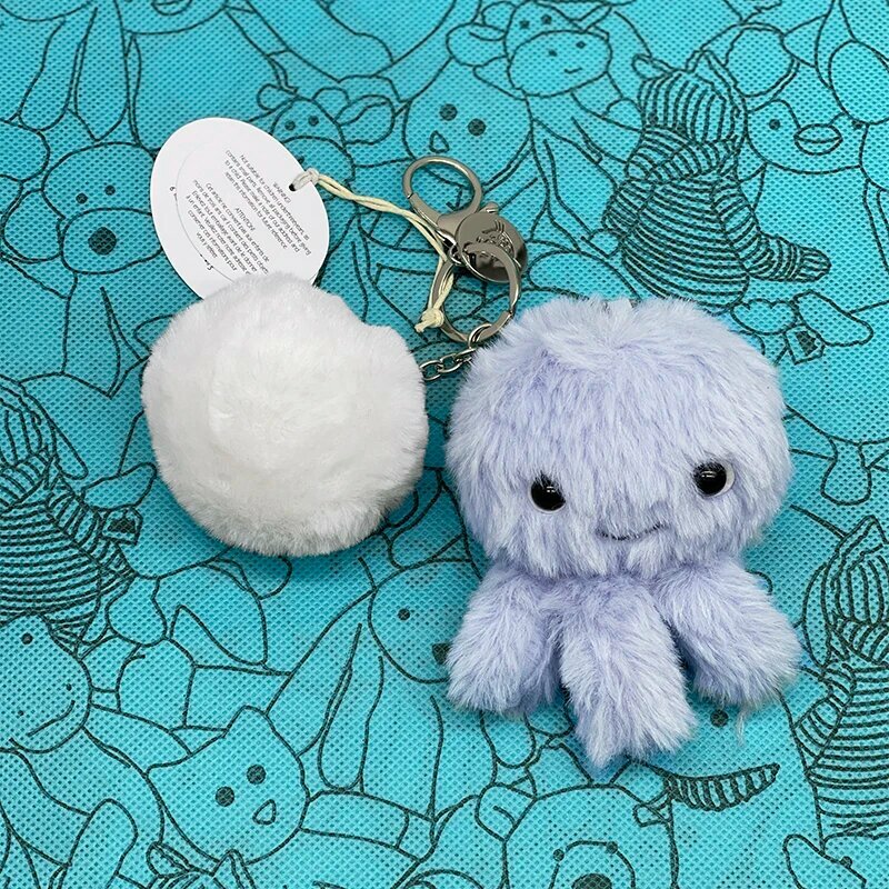 JELLYCAT Плюшевый брелок-игрушка Черный шторм Jellyfish