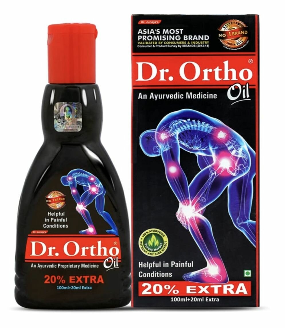 Масло Dr. Ortho Ayurvedic Oil для мышц,120мл. Индия