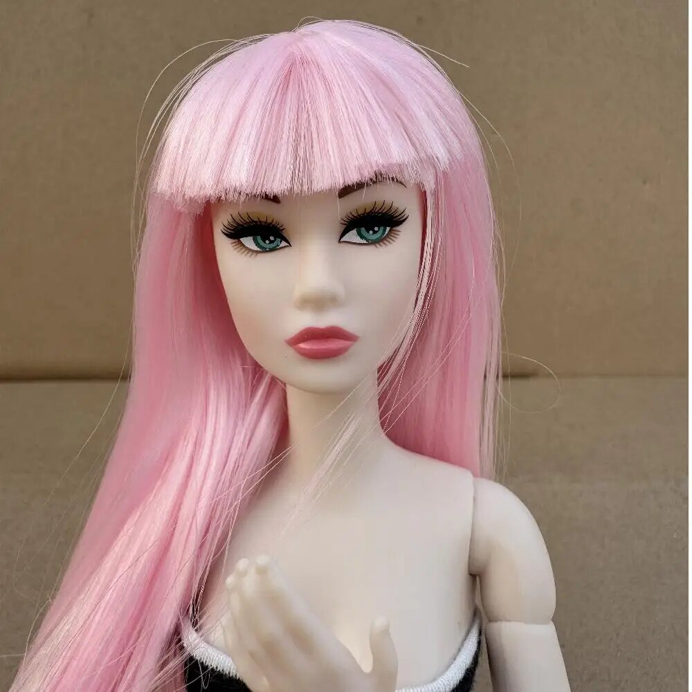 Кукла-модель 1/6 из полипропилена темно-коричневого цвета Розовый, doll 15