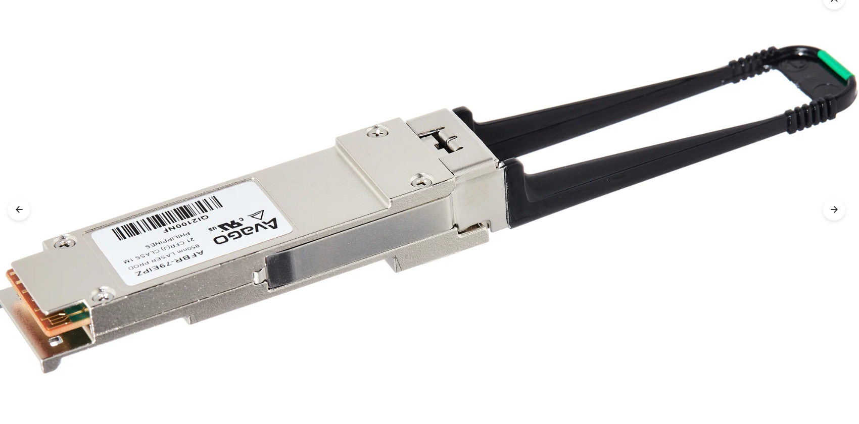 Трансивер QSFP+ Avago AFBR-79EIPZ, форм-фактор QSFP+, 40Гб/с, 850нМ, hot-swap