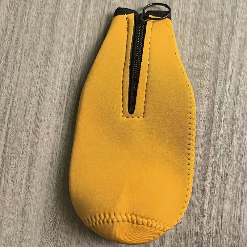Неопреновый защитный чехол на молнии для бутылки/стакана 11.16 oz, оранжевый, для путешествий и активного отдыха, 1 шт.
