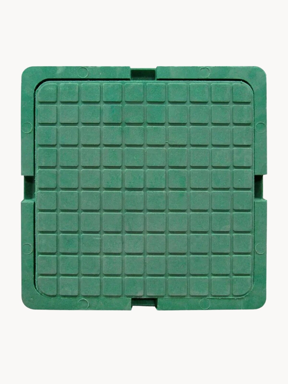 Люк для колодца полимер-композитный, квадратный С 530х530 мм, зелёный