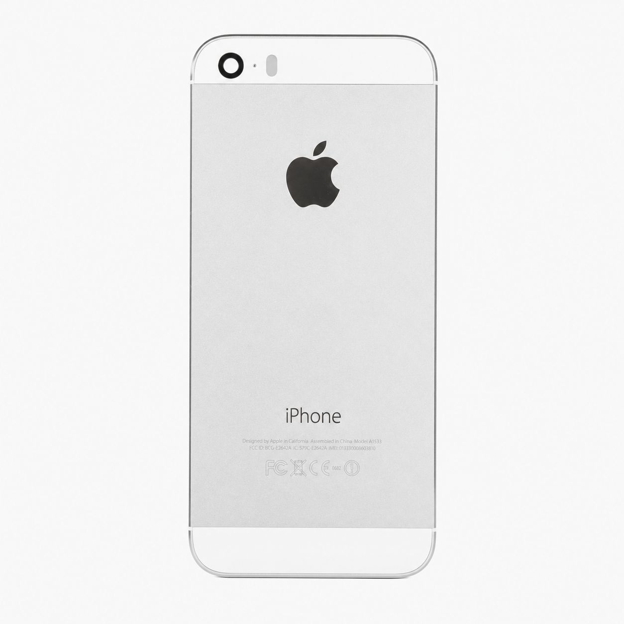 Корпус для смартфона Apple iPhone 5S, задняя крышка, белый цвет