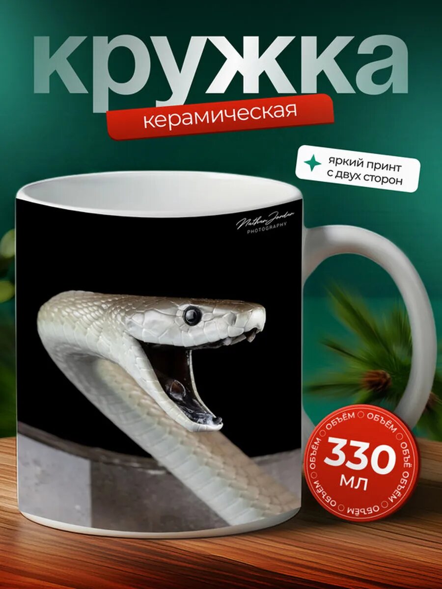 Кружка Мамба рептилия 2,