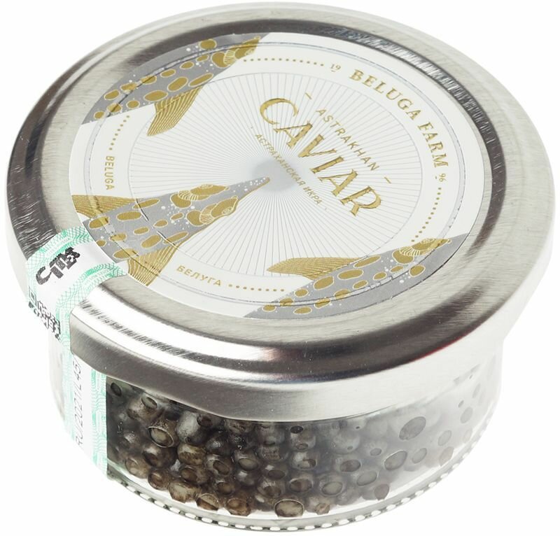 Икра черная белуги 50г