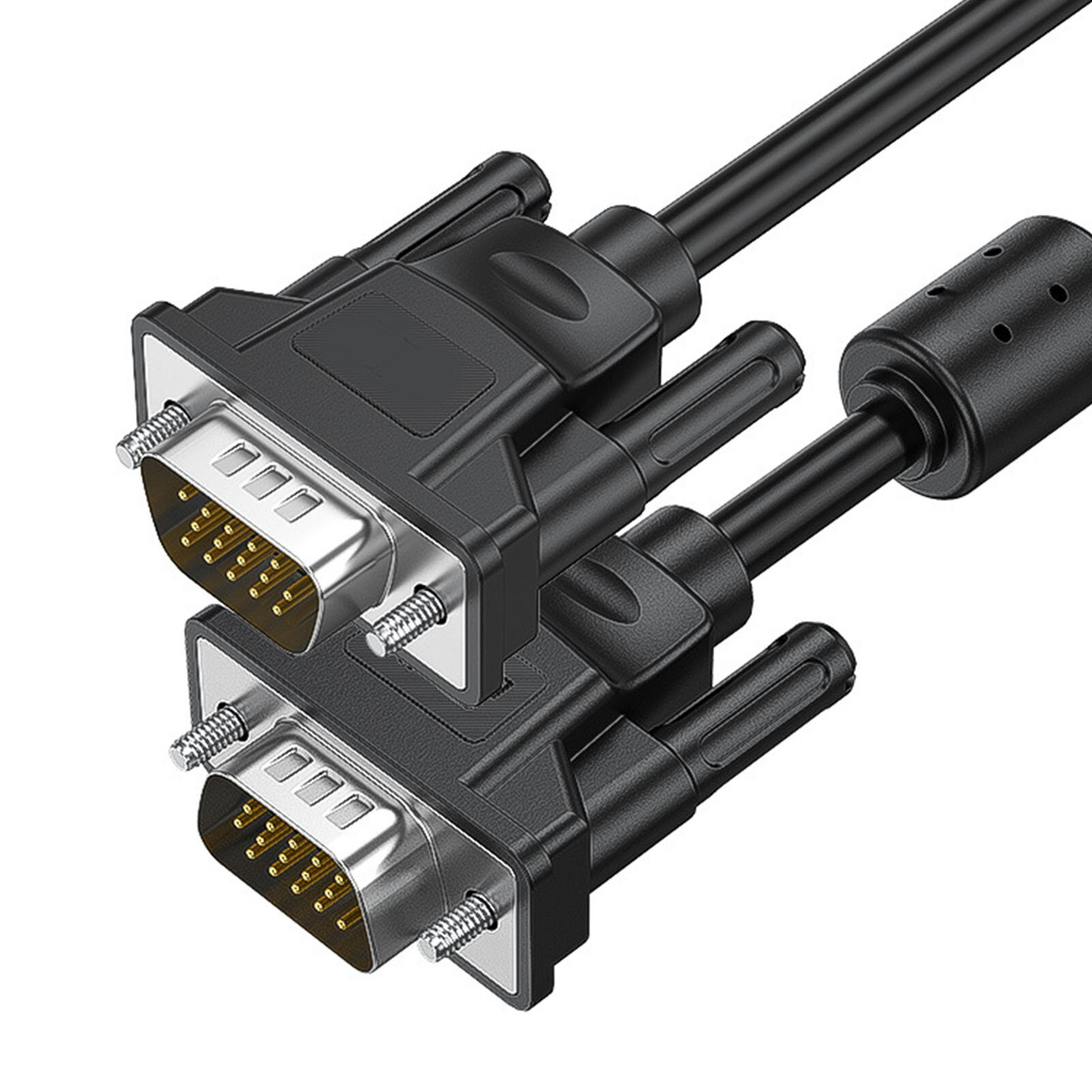 Кабель VGA папа-папа полностью медный с двойным экранированием 15-контактный HD 1920x1080 60 Гц VGA-кабель для компьютера, ноутбука