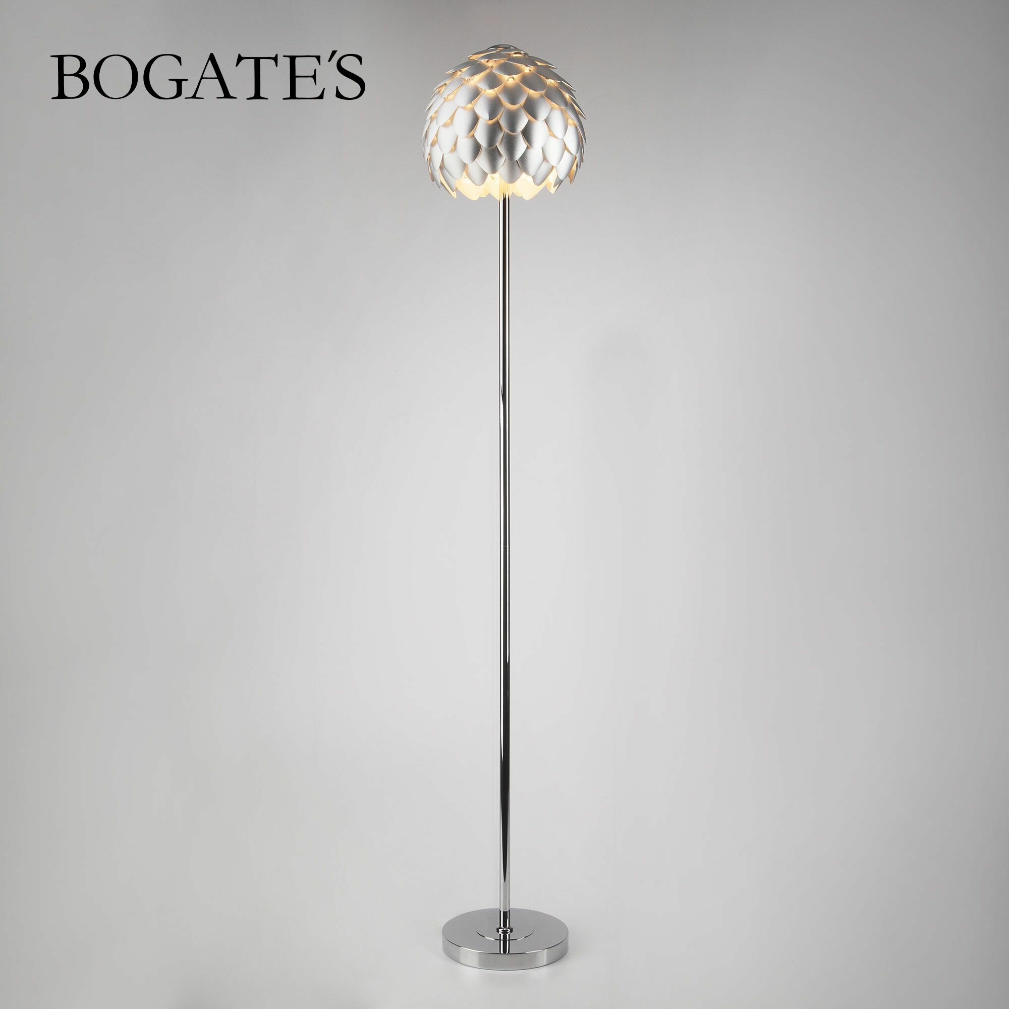Торшер / Напольный светильник Bogate's Cedro 01100/1, E27, цвет хром
