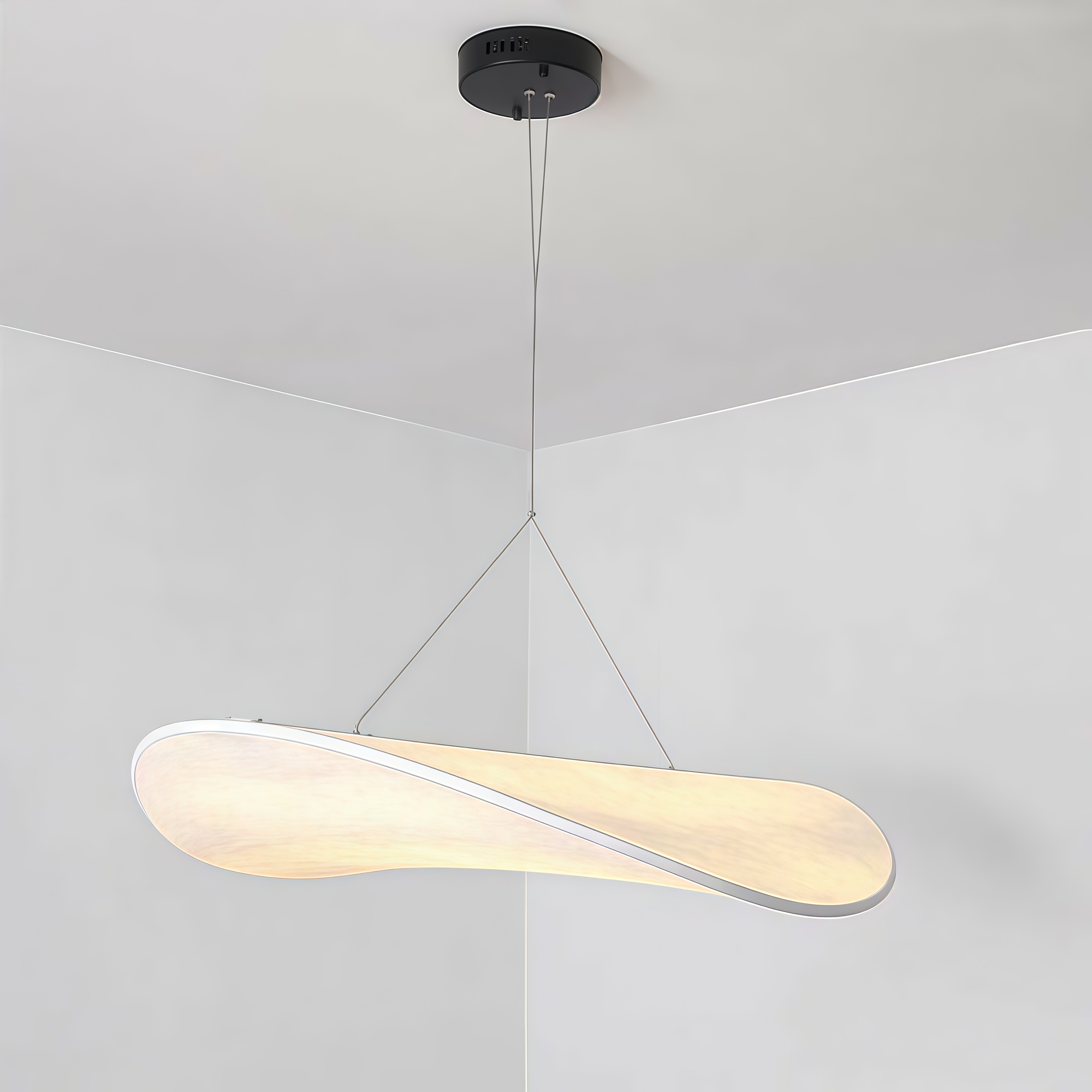 Люстра Clear Lighting "Креатив", светодиодная, теплый белый свет, 220В，60cm