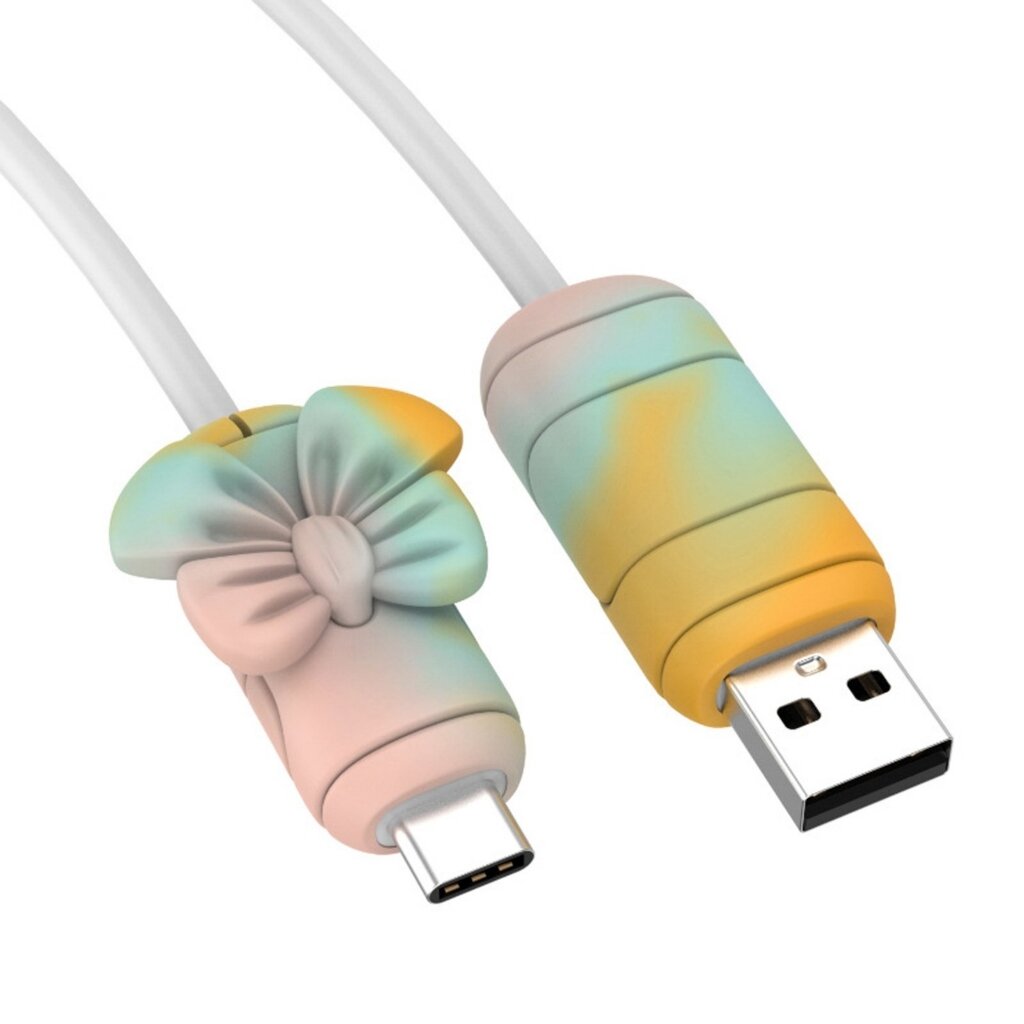 2 Пары Усилителей Гибкого Телефонного Шнура Пылезащитный Кабель Для Зарядки Аксессуары