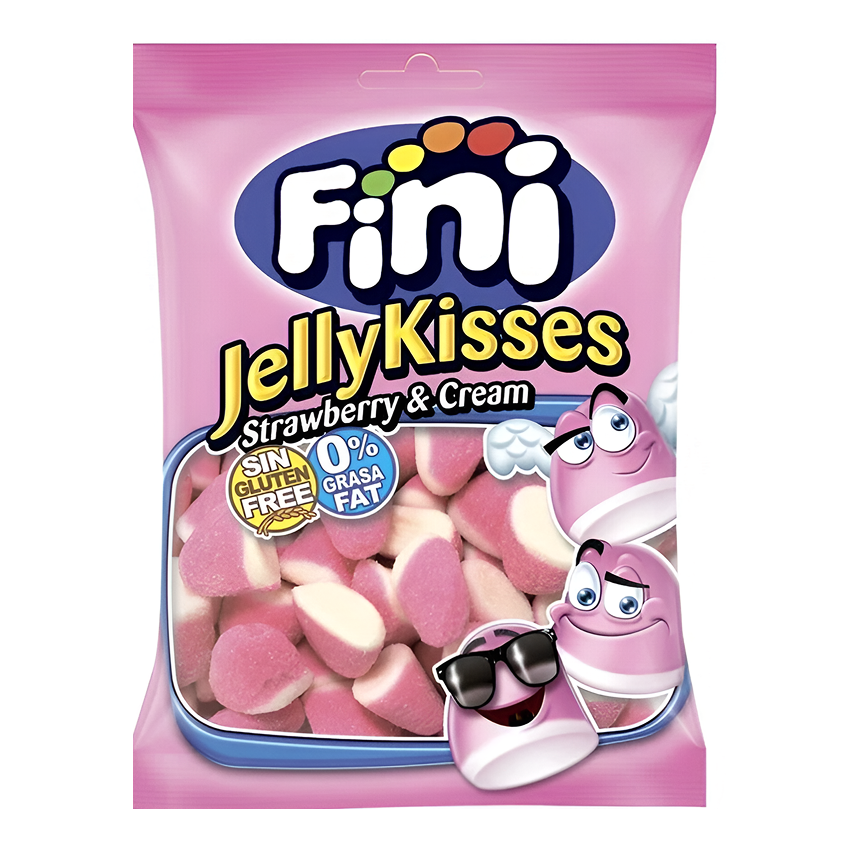 Fini Jelly Kisses мармелад жев-ый Поцелуи в сахаре 90 гр