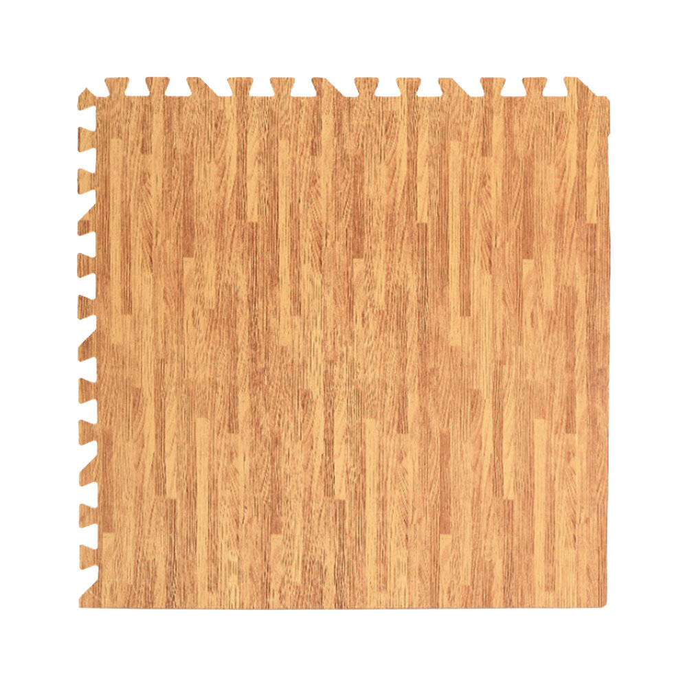 Мат для детей Пена замкнутые плитки для пола Водонепроницаемые Для детей и младенцев для ползания 60x60x1cm Белый, Бежевый, Коричневый EVA Матрас 1 Шт Рамка 2 Шт