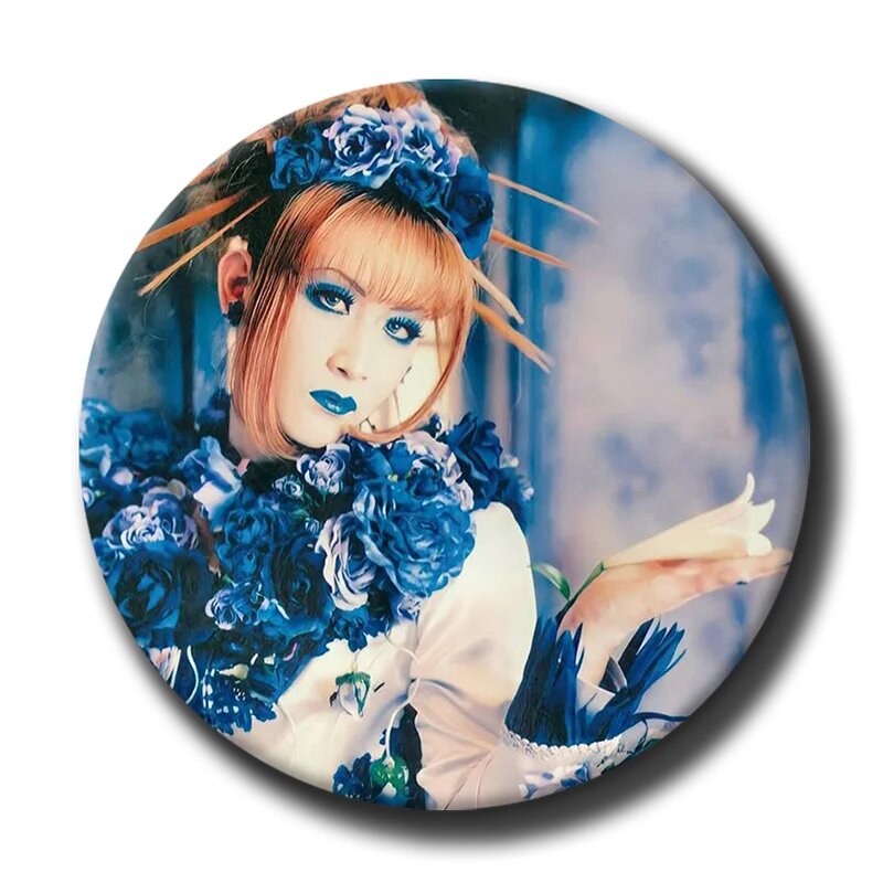 Visual Rock Band Malice Mizer Button Pin Mana Sama Klaha Готическая эстетическая брошь Значок Сумка Одежда Аксессуары Декор Подарки для фанатов