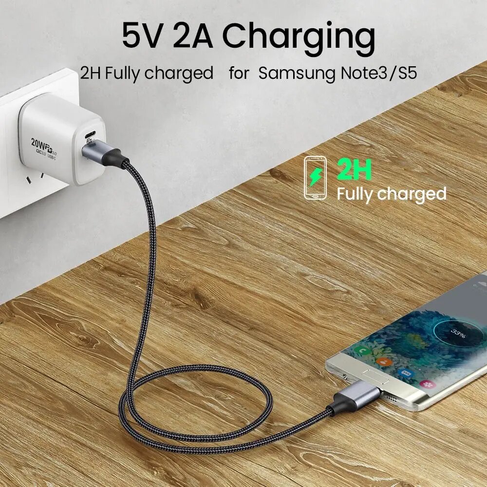 Кабель USB 3.0 Type-A - Micro B 0.5m — фото 1