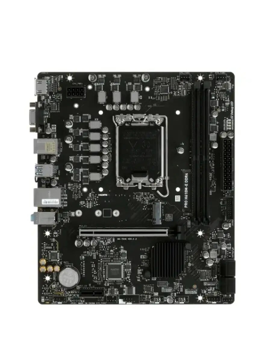 Материнская плата MSI H610 S1700 MATX PRO H610M-E DDR4, Intel H610