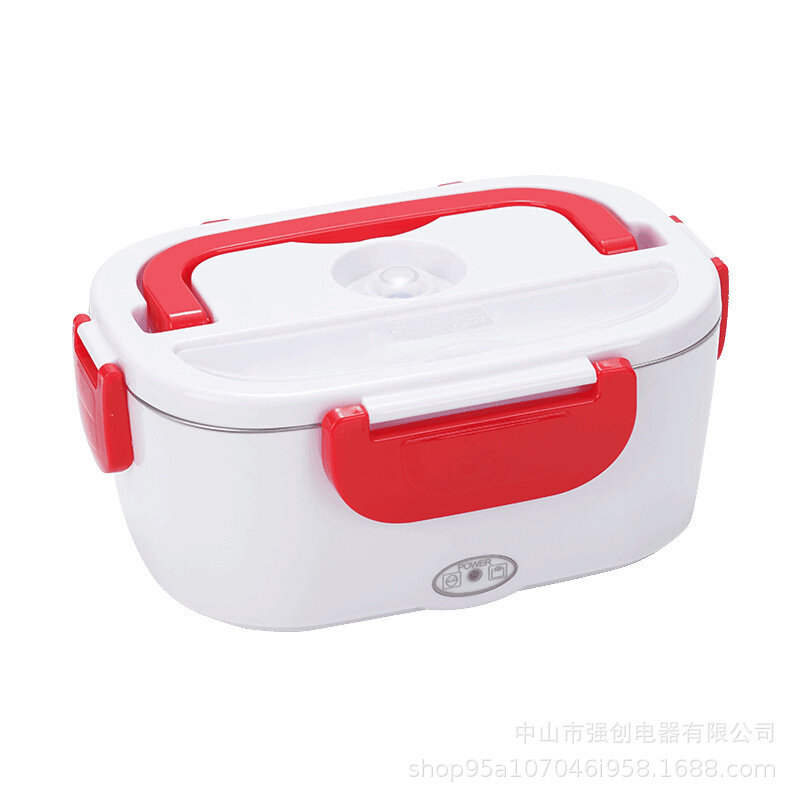 Кросс-бордерный электрический обеденный контейнер с подогревом, изолированный обеденный контейнер с электрическим подогревом для дома и автомобиля, портативный, с возможностью подключения и перезарядки, подарок