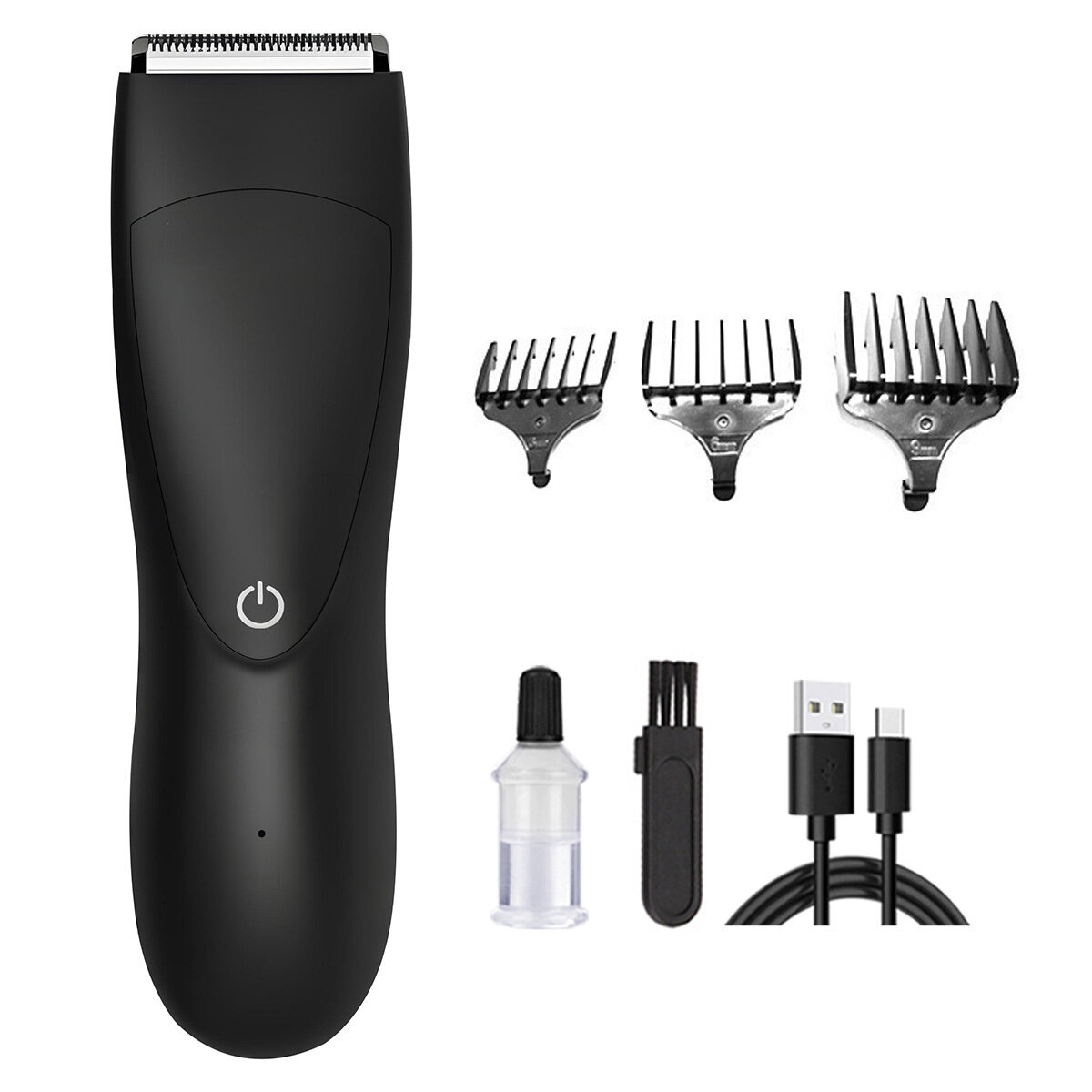 Новый электрический триммер для мужчин, инструмент для удаления волос, электрическая машинка для стрижки, бритва для интимных зон, триммер для тела