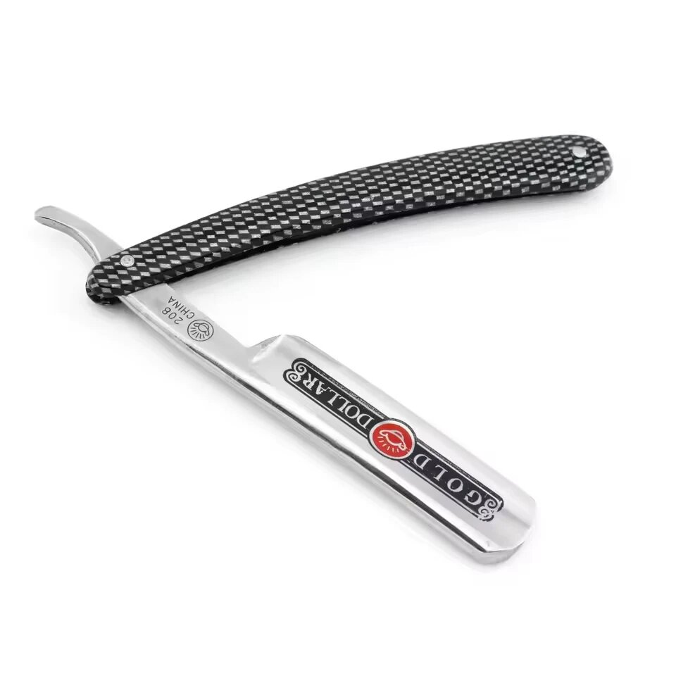 Бритва BARBERTOP Золотой доллар классическая стальная E