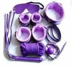 Комплект из 7 предметов для бондажа и эротических игр